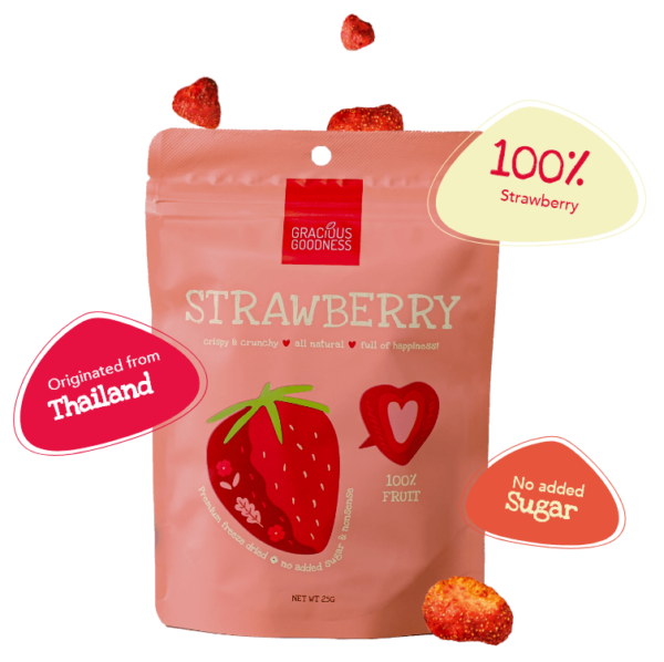 Freeze Dried Strawberry | Gracious Goodness