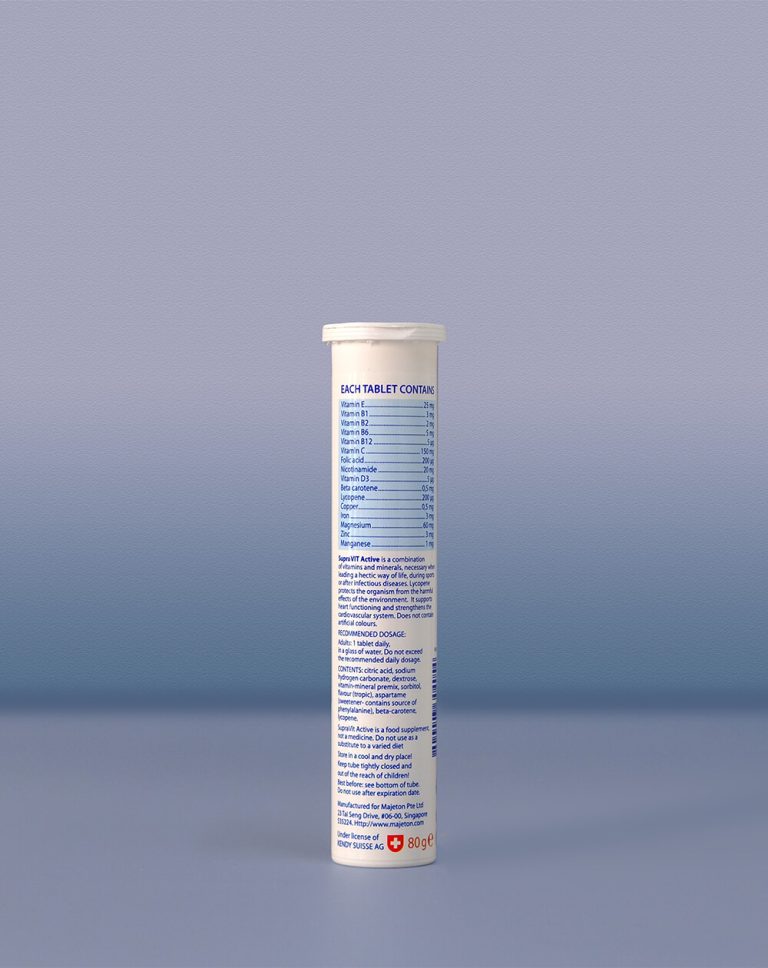 Supravit ACTIVE MultiVitamin Effervescent Tablet | Gracious Goodness